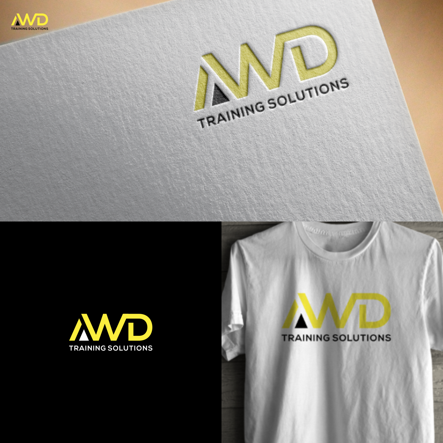 Bold, Colorful, Training Logo Design for AWD or AWD Training Solutions ...