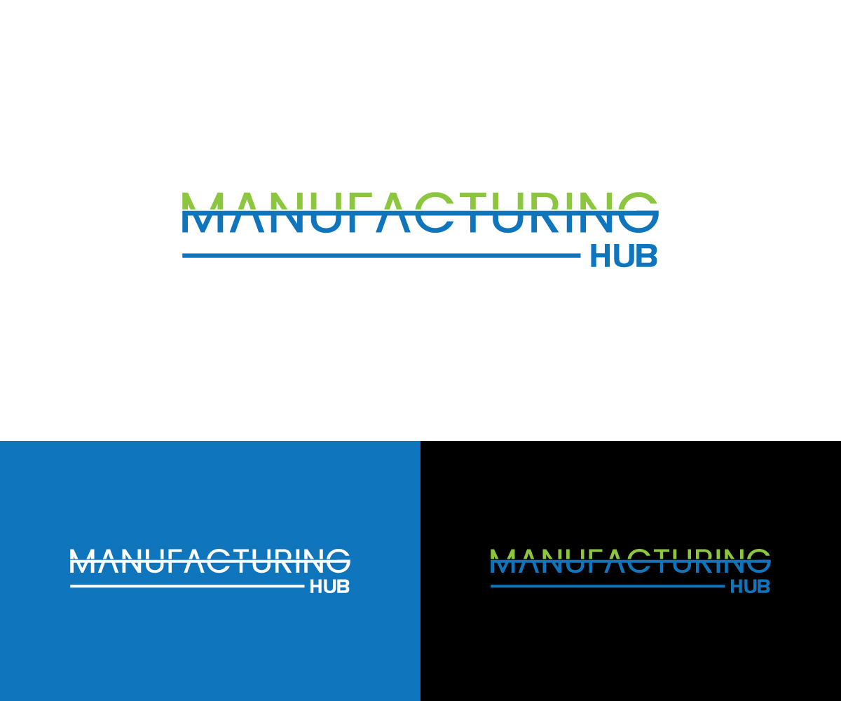 Modern, Professional Logo Design for Manufacturing Hub or ManHub by ...