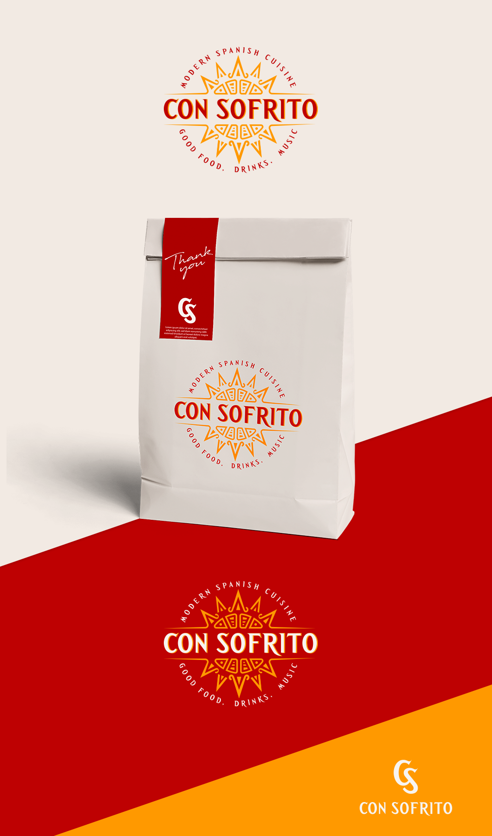 Elegant, Serious Logo Design for Con Sofrito by GBDESIGN | Design #23630172