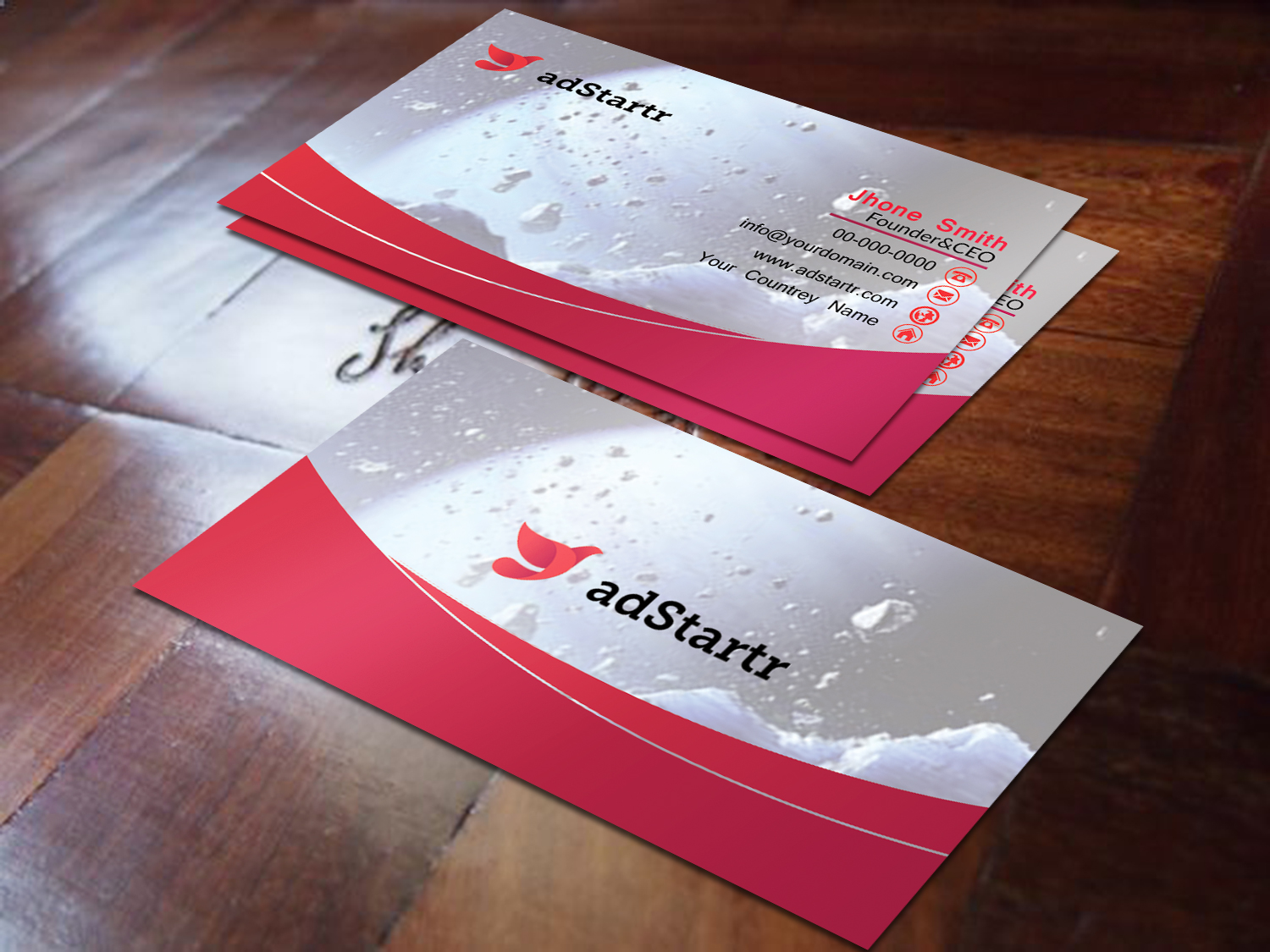 Upmarket, Bold, Advertising Business Card Design for OWS by Graphics ...