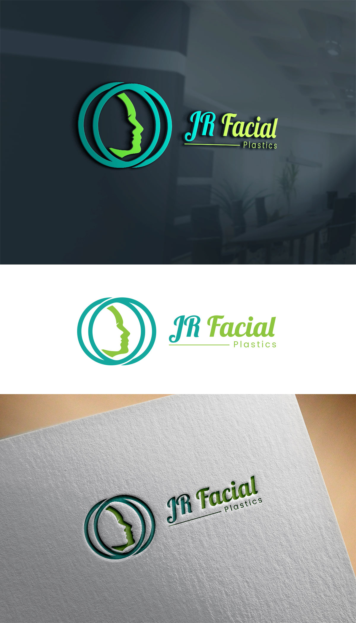 Elegant, Masculine, Medical Logo Design for JR Facial Plastics by ...