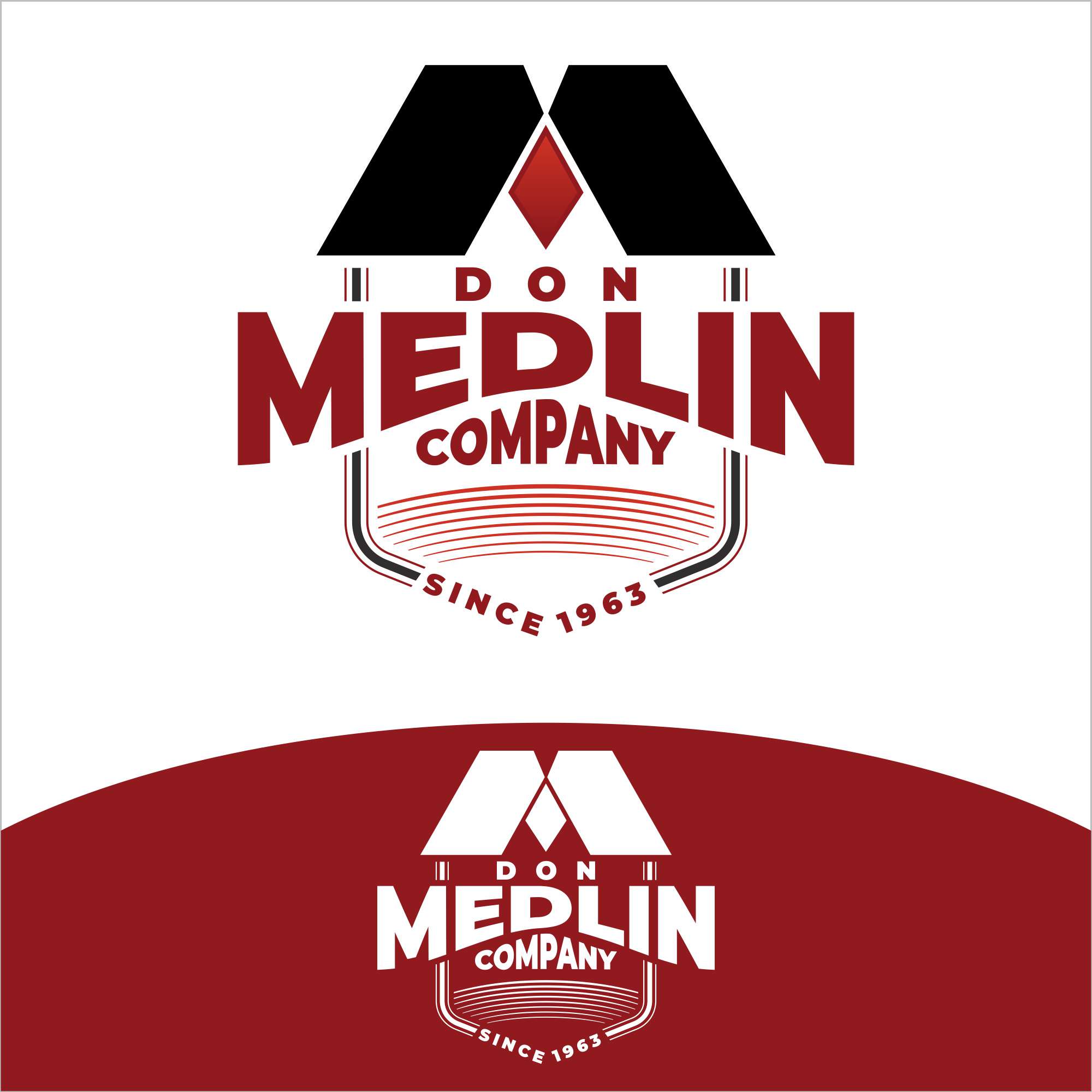 Bold, Masculine Logo Design for Don Medlin Company Since 1960. by Ahmed ...