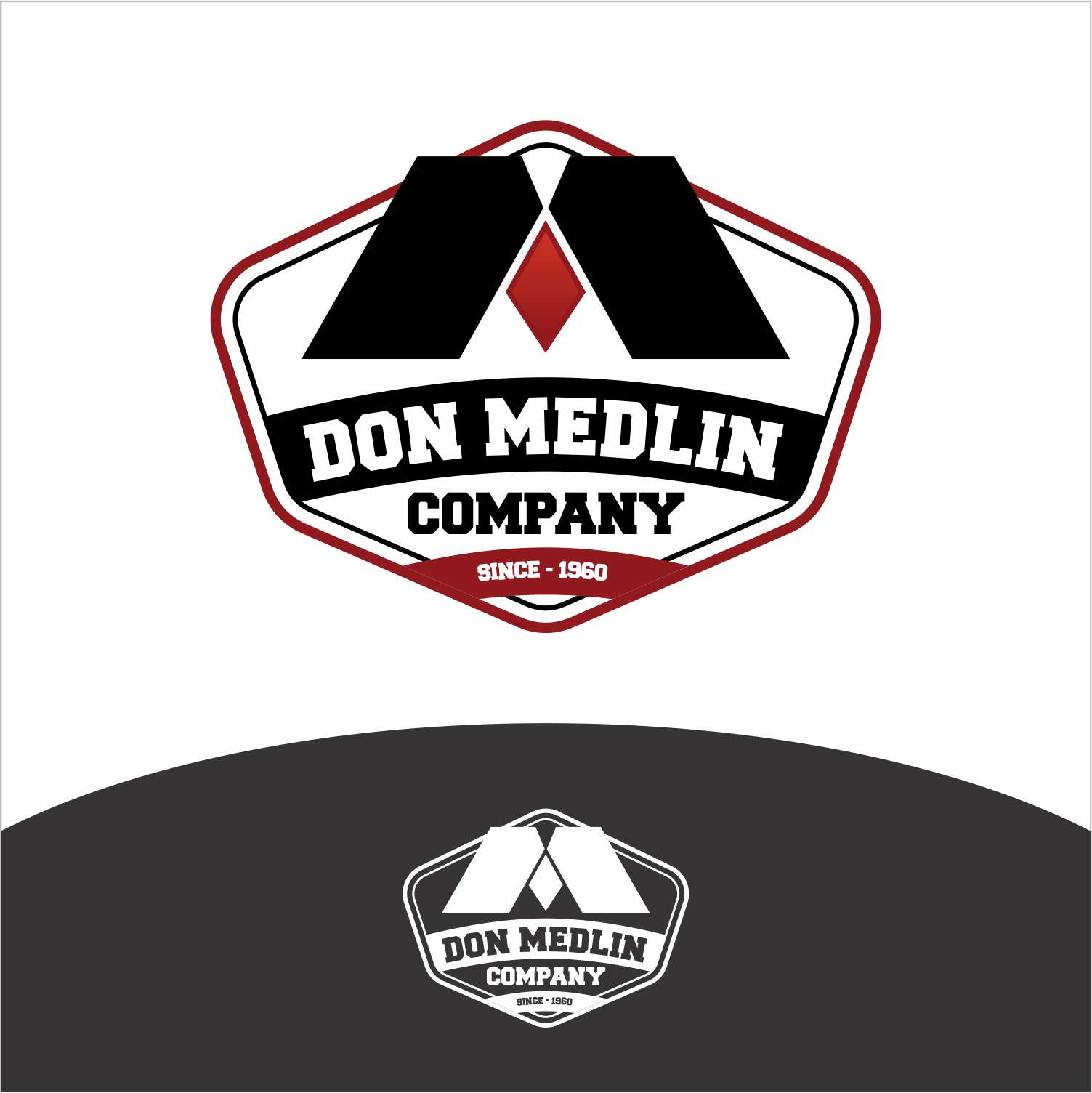 Bold, Masculine Logo Design for Don Medlin Company Since 1960. by Ahmed ...