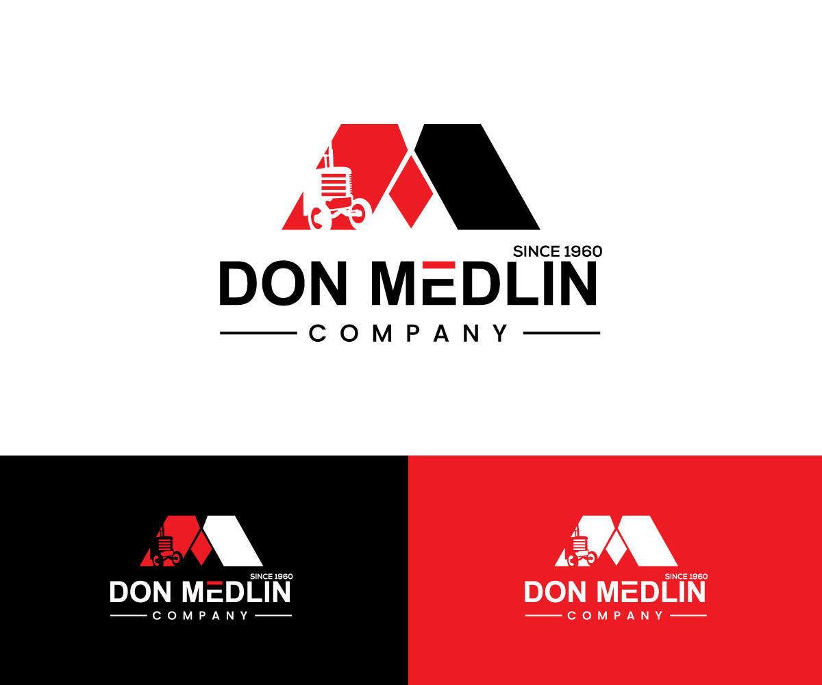Bold, Masculine Logo Design for Don Medlin Company Since 1960. by ...