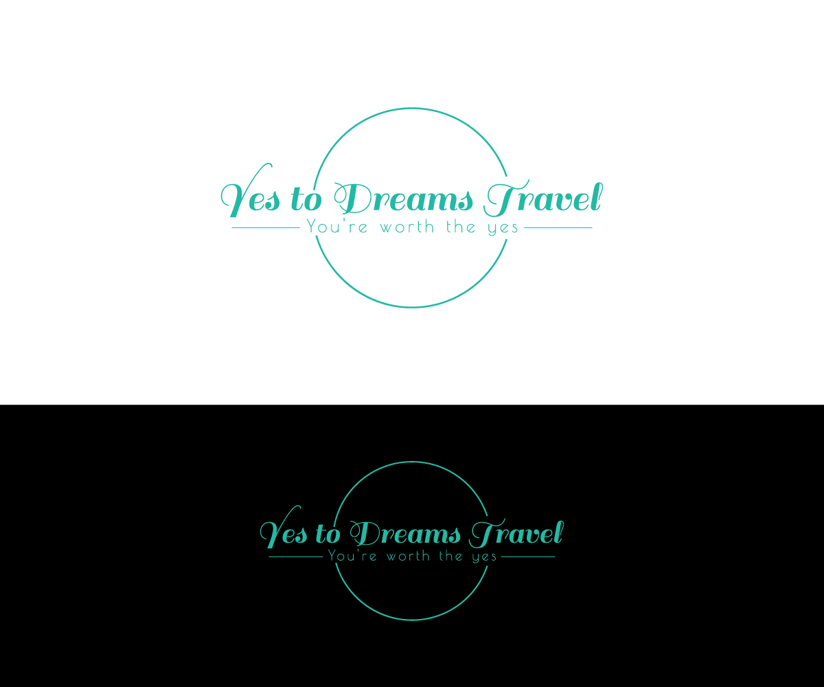 Modern, Elegant Logo Design for "Yes to Dreams Travel" with a subtext ...