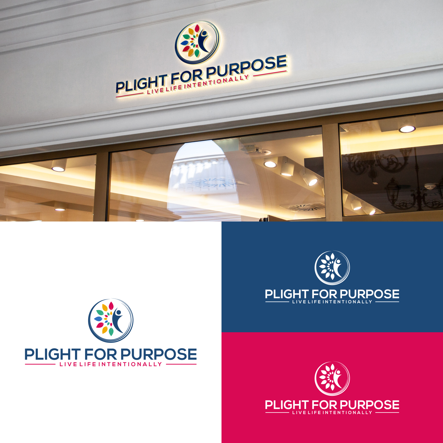 Playful, Modern Logo Design for Plight for Purpose, Live Life ...