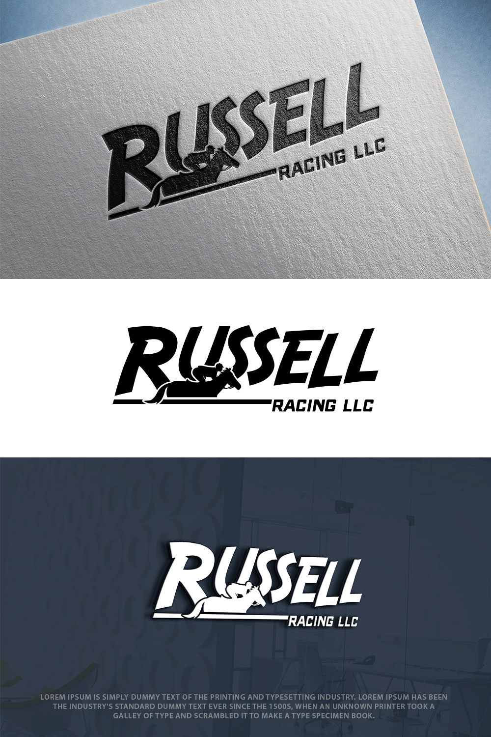 Logo Design for Russell Racing LLC by GoodTimes$$$ | Design #23591744