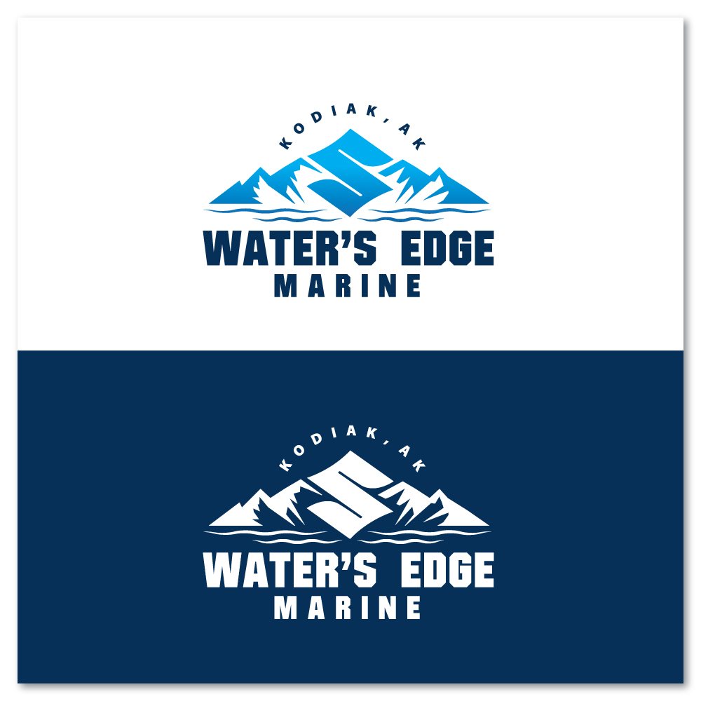 Diseño de Logo for Water’s Edge Marine Kodiak AK por Sujit Banerjee ...