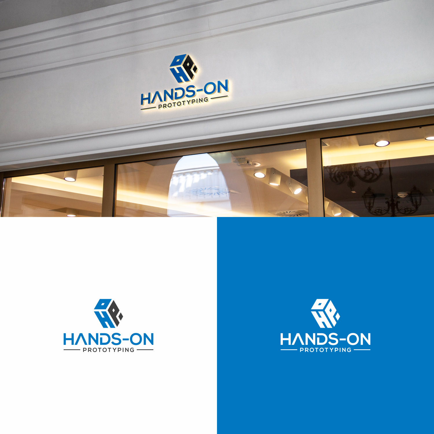 Modern, Bold Logo Design for Hands-On Prototyping by mbah suratman ...