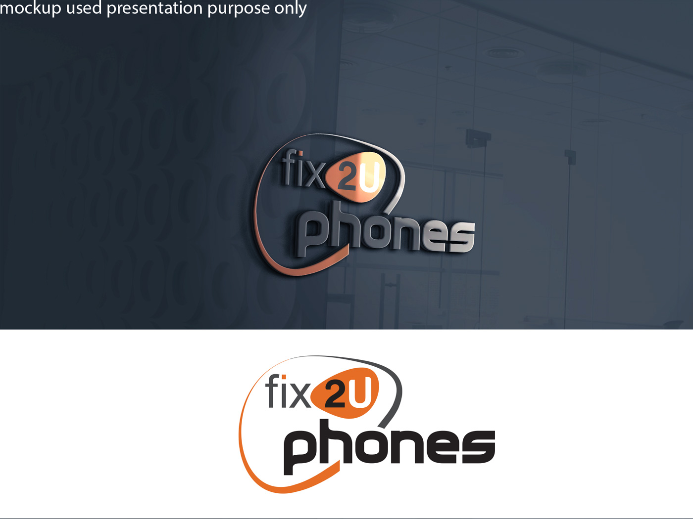 Modern, Bold, Mobile Communication Logo Design for fix2U phones by Juli ...