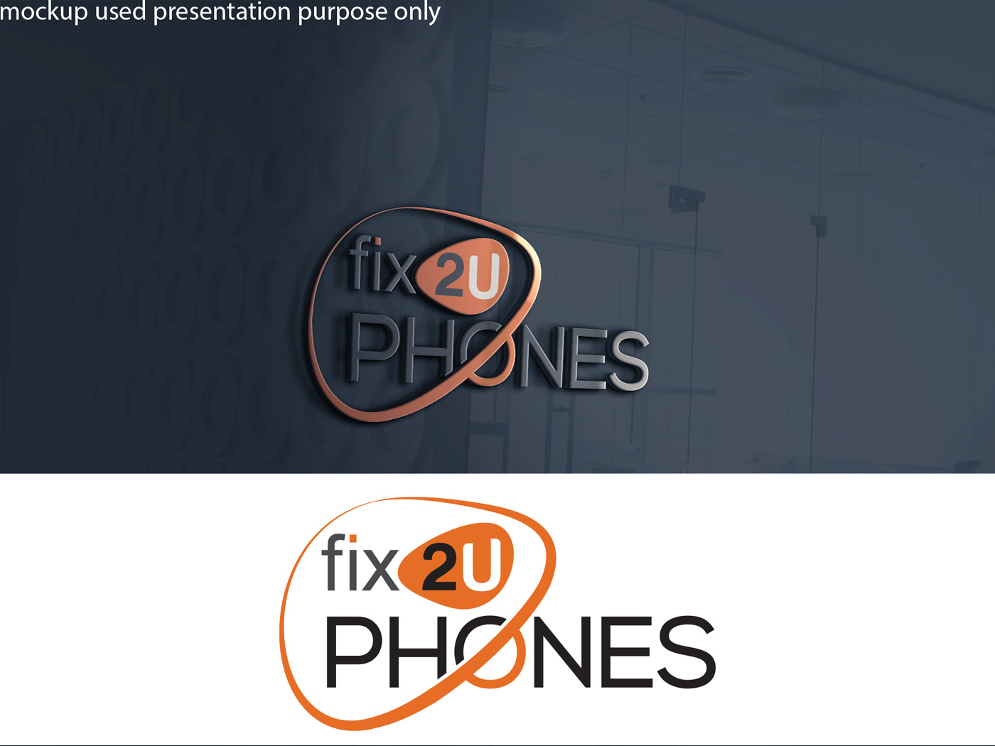 Modern, Bold, Mobile Communication Logo Design for fix2U phones by Juli ...