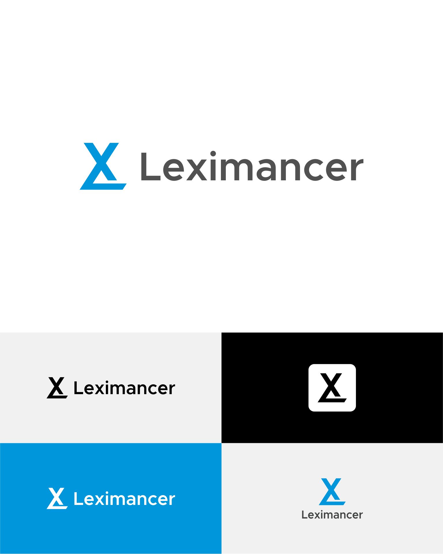 Modern, Masculine, Software Developer Logo Design for Leximancer by RAN ...