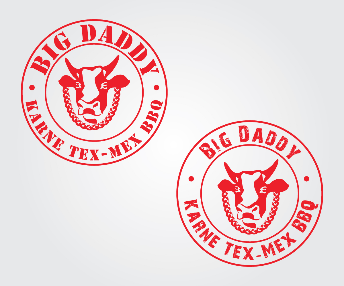 Bold, Masculine Logo Design for Big Daddy Karne Tex-Mex BBQ by ...