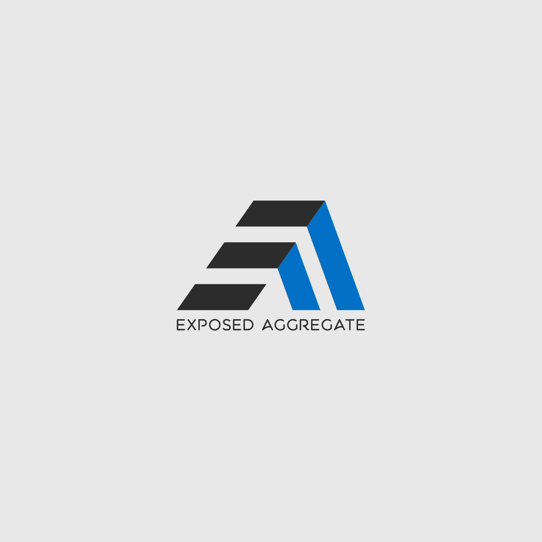Logo Design for Exposed Aggregate by fallingpixels | Design #23651232