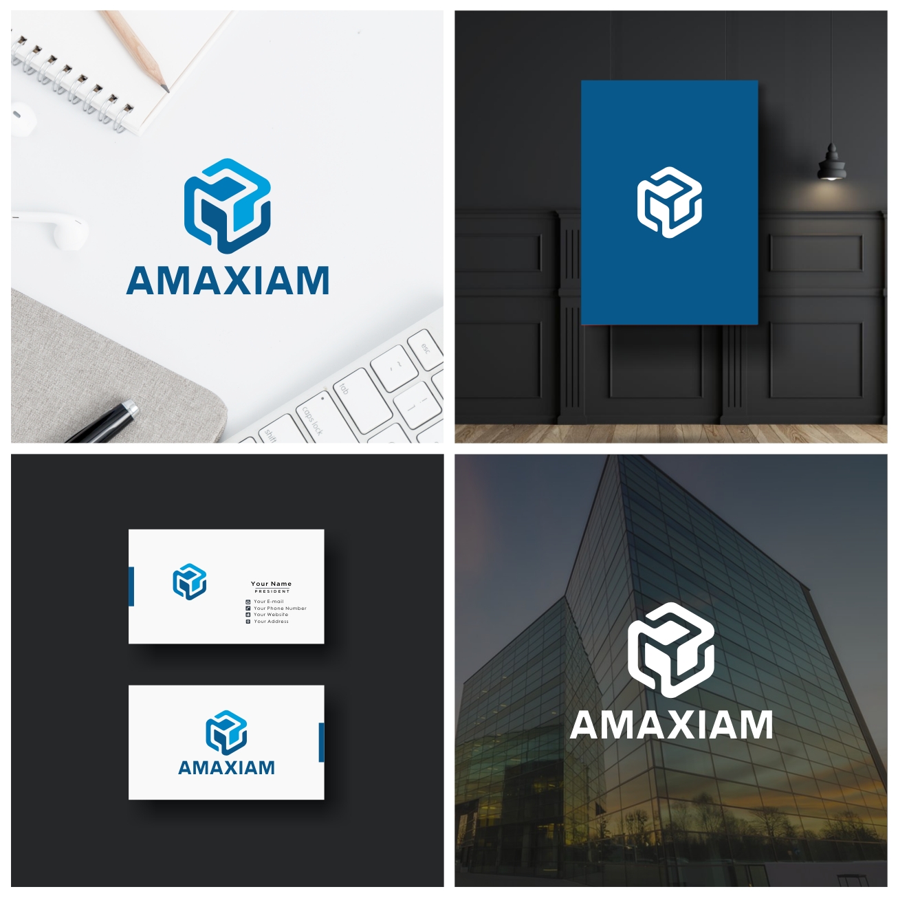 Modern, Professional, Government Logo Design for Amaxiam by Jordan ...