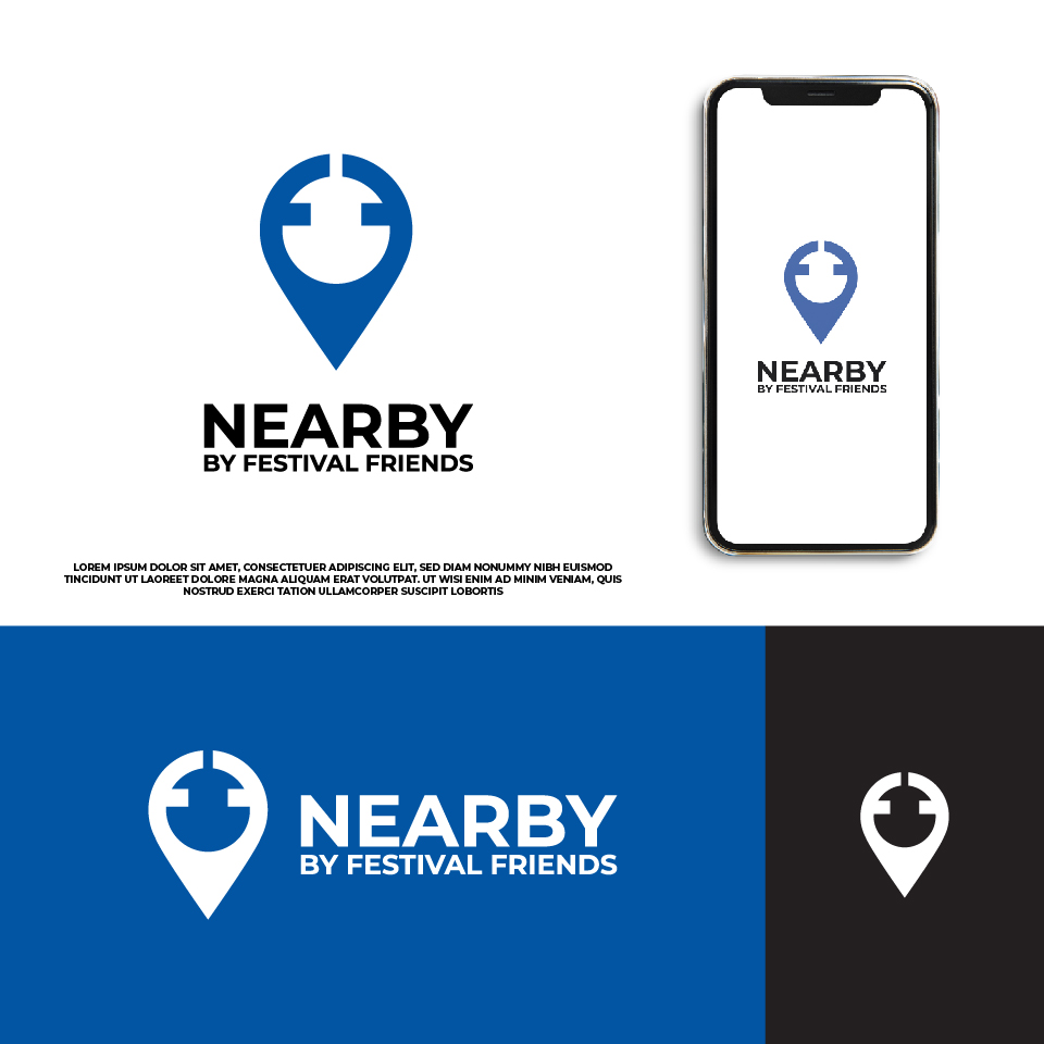 Bold, Modern, Business Directory Logo Design for Nearby by Festival ...
