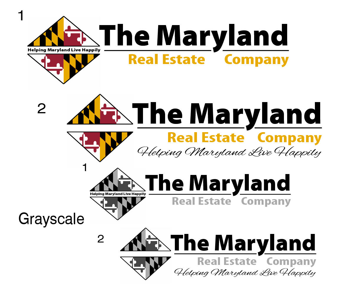 Playful, Modern, Real Estate Logo Design for The Maryland Real Estate ...