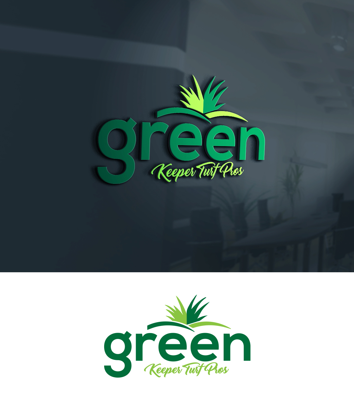 Logo Design for Green Keeper Turf Pros by jeenastodio346 | Design #23646191