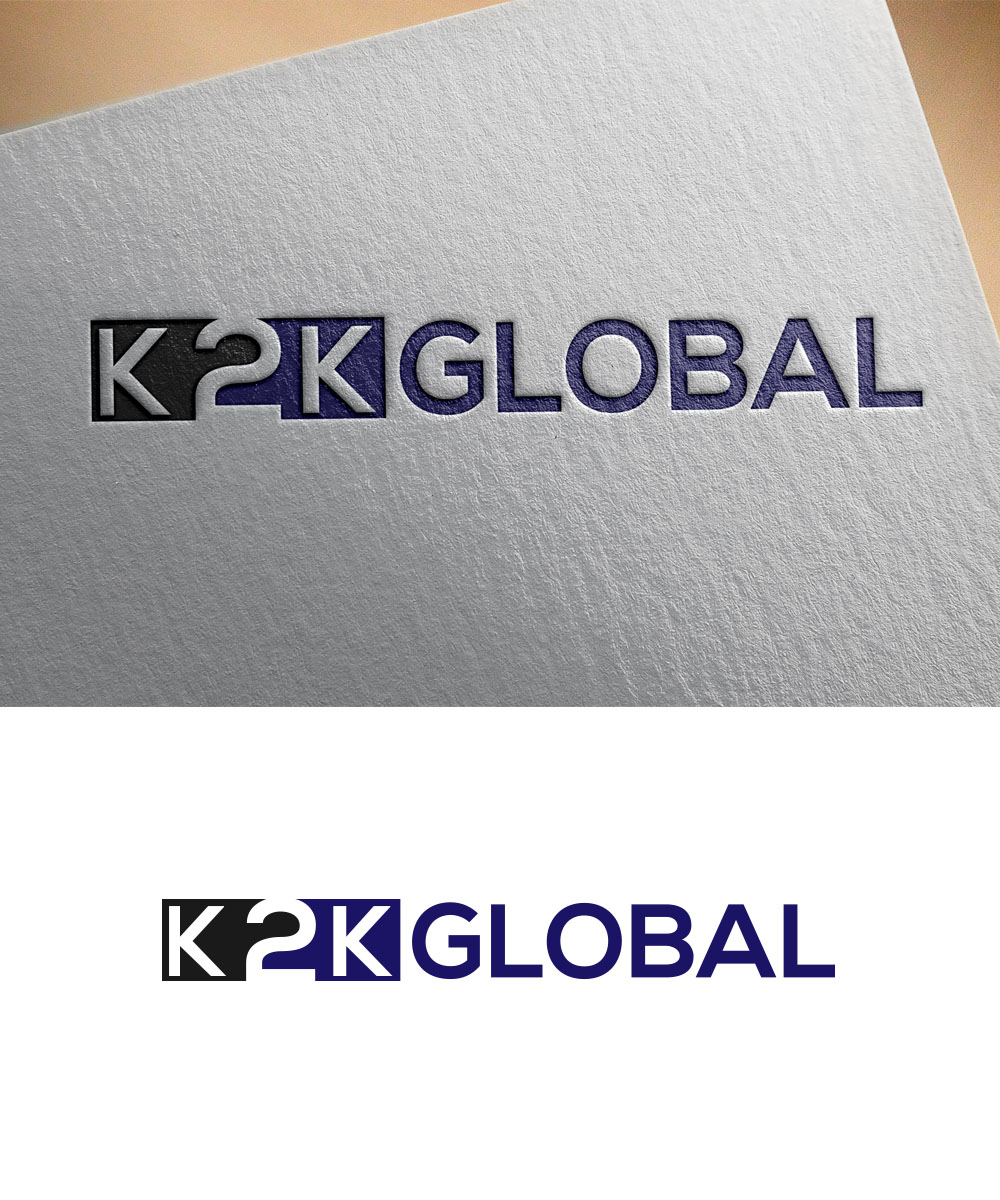 Bold, Modern Logo Design for K2K Global by zainy gill | Design #23645361