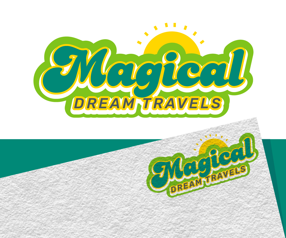 Playful, Personable, Travel Agent Logo Design for Magical Dream Travels ...