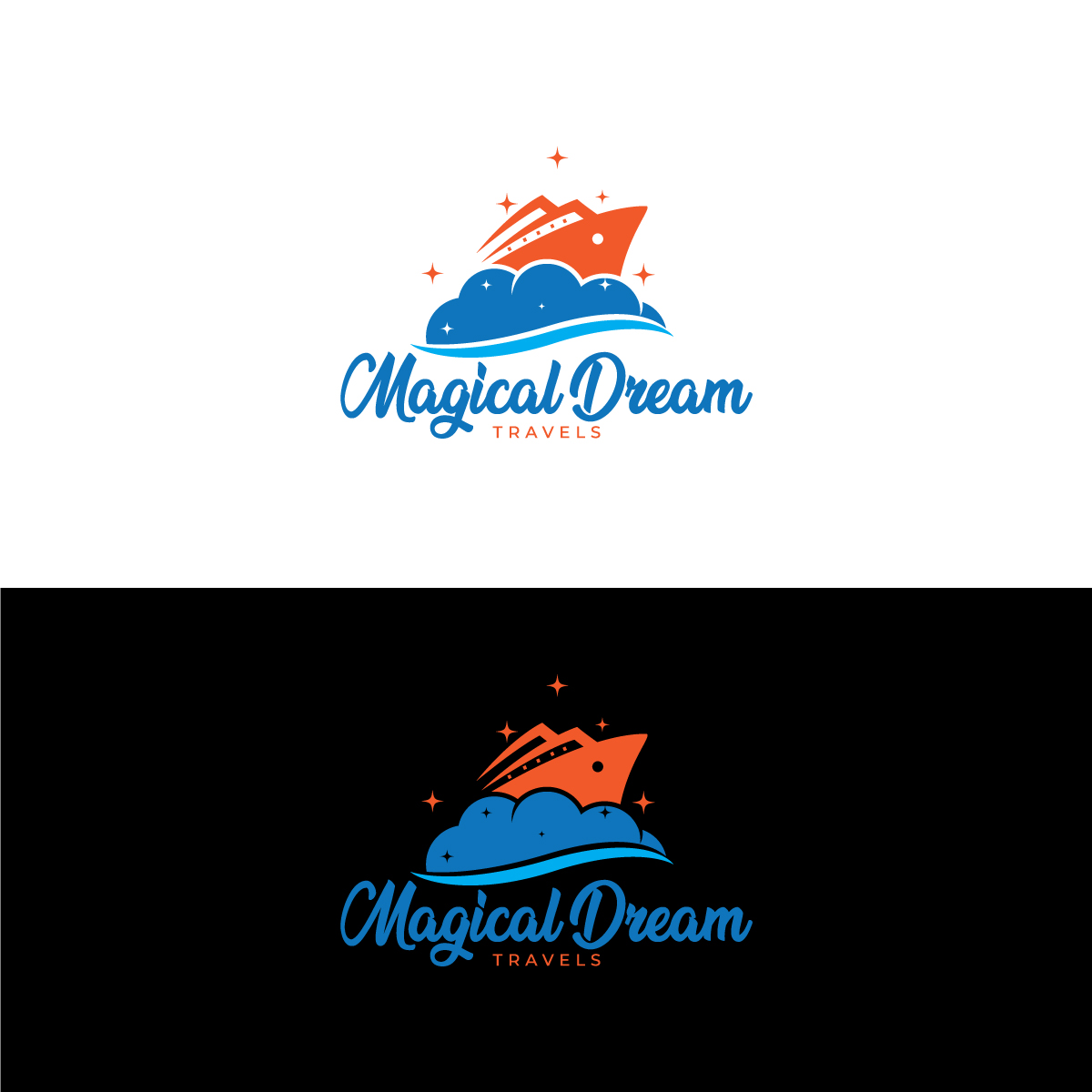 Playful, Personable, Travel Agent Logo Design for Magical Dream Travels ...