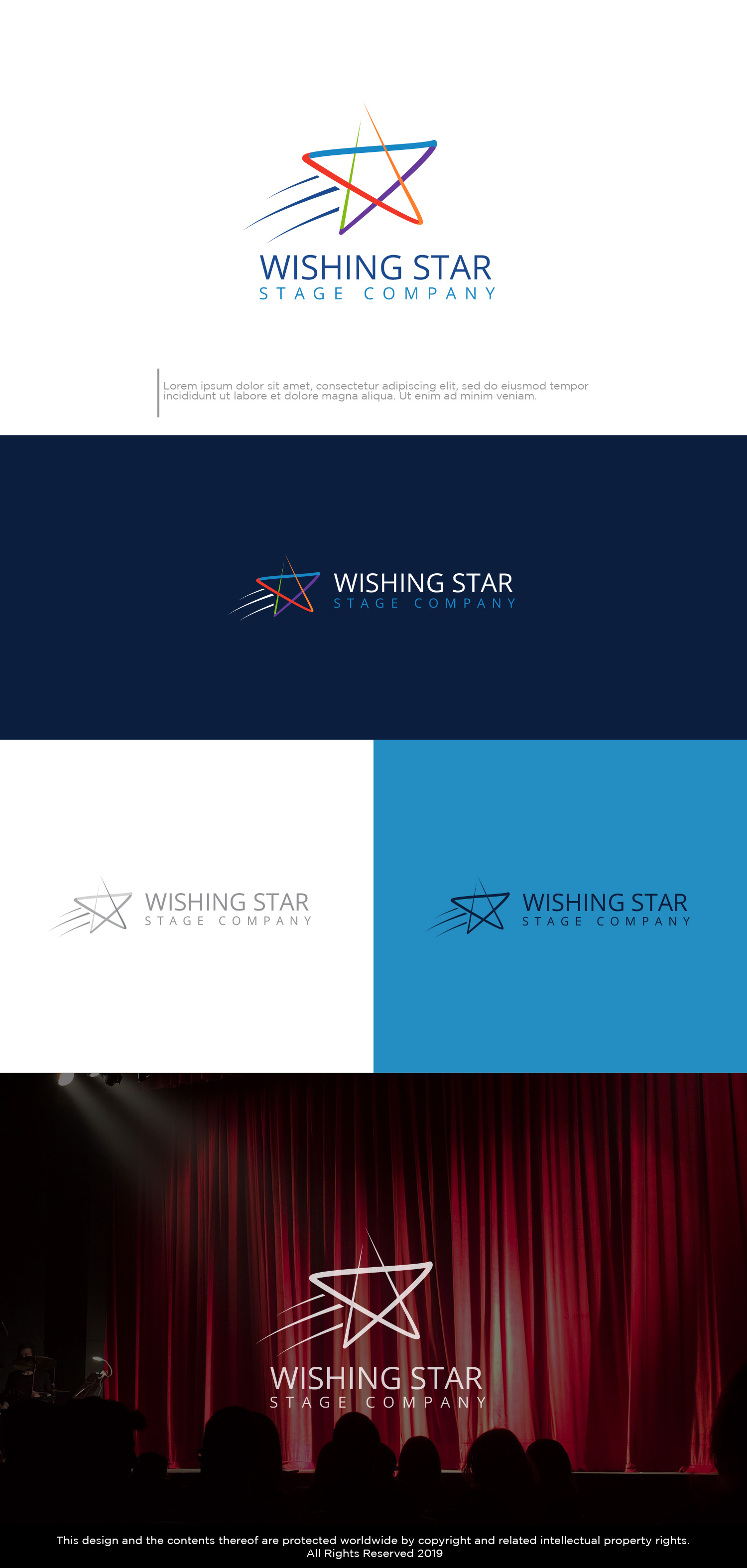 Playful, Colorful, Performing Art Logo Design for (Main) "Wishing Star ...