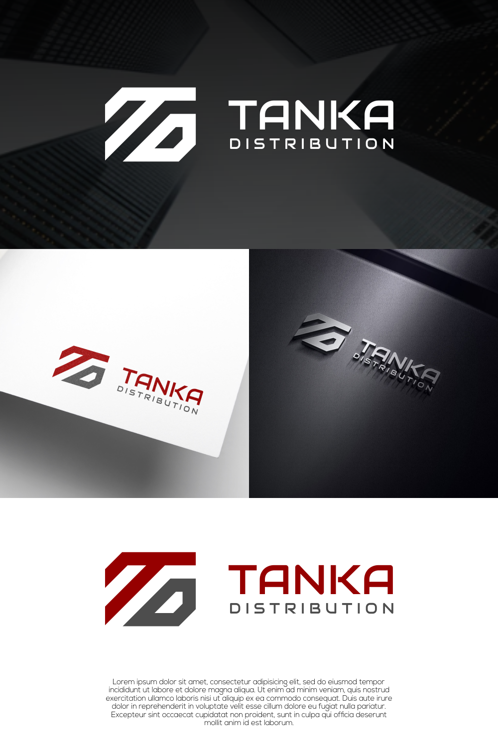 Logo Design for Tanka Distribution by laba tiada henti | Design #23659191