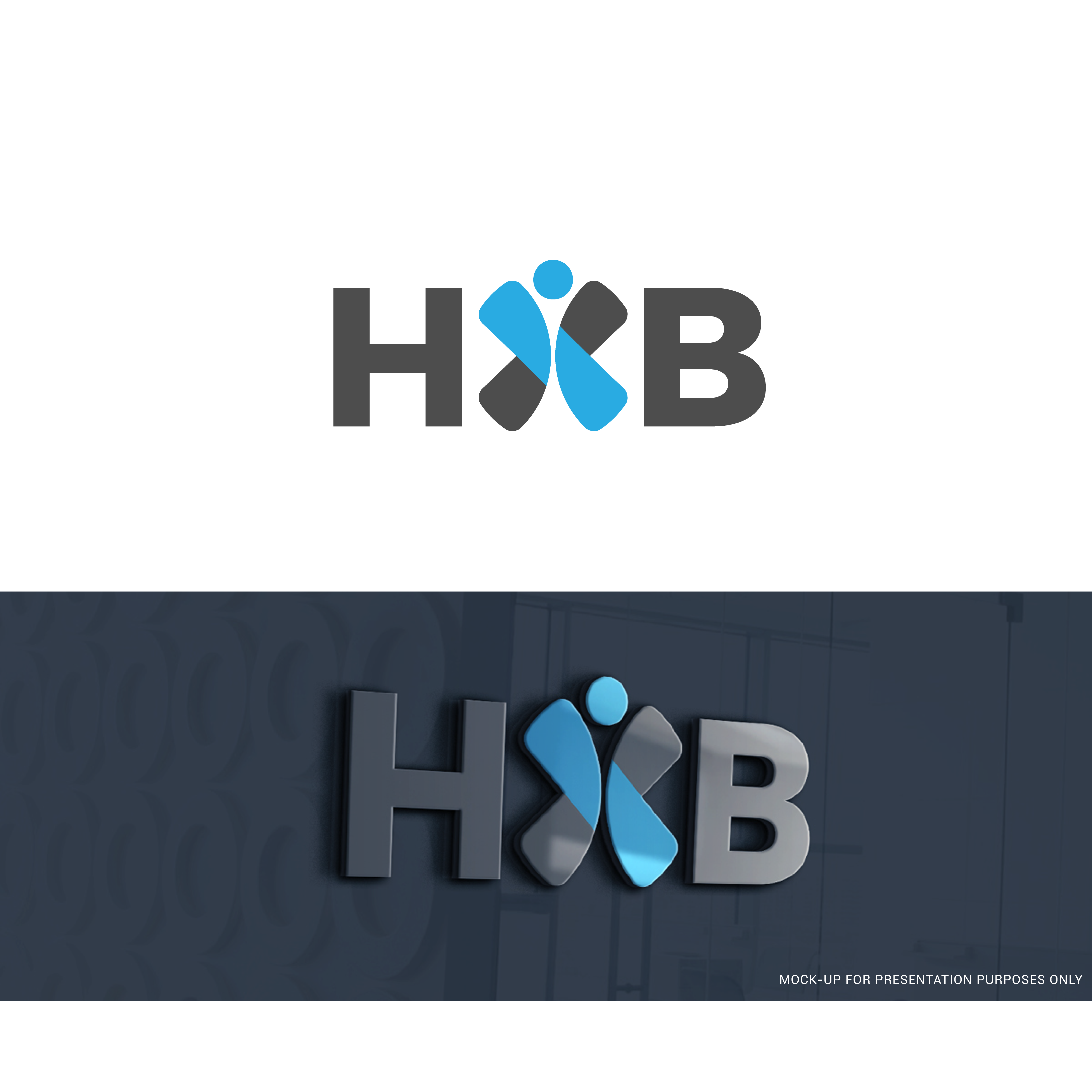 Modern, Colorful Logo Design for HXB by kimcam | Design #23675157