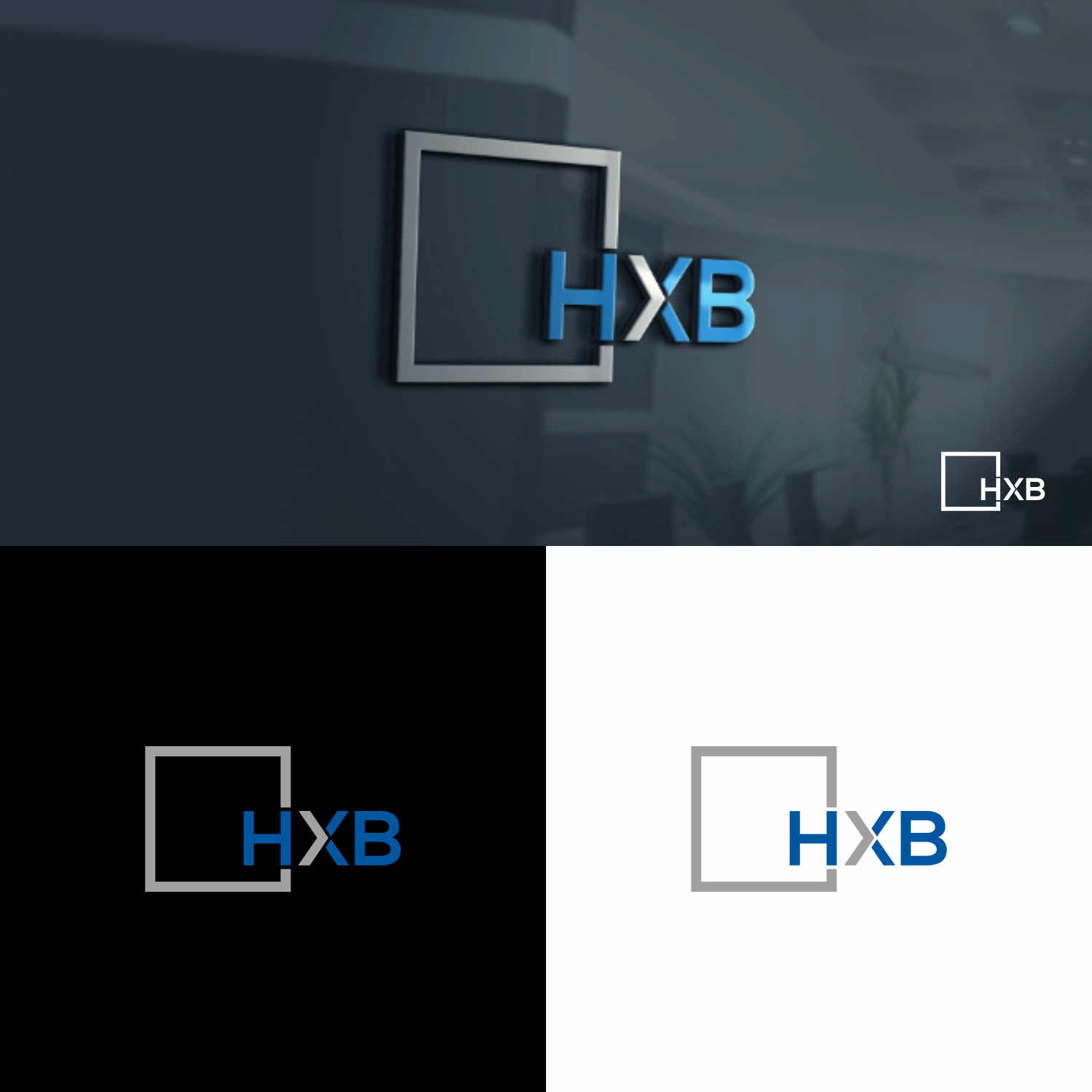 Modern, Colorful Logo Design for HXB by ZiangArt_Studio | Design #23661765