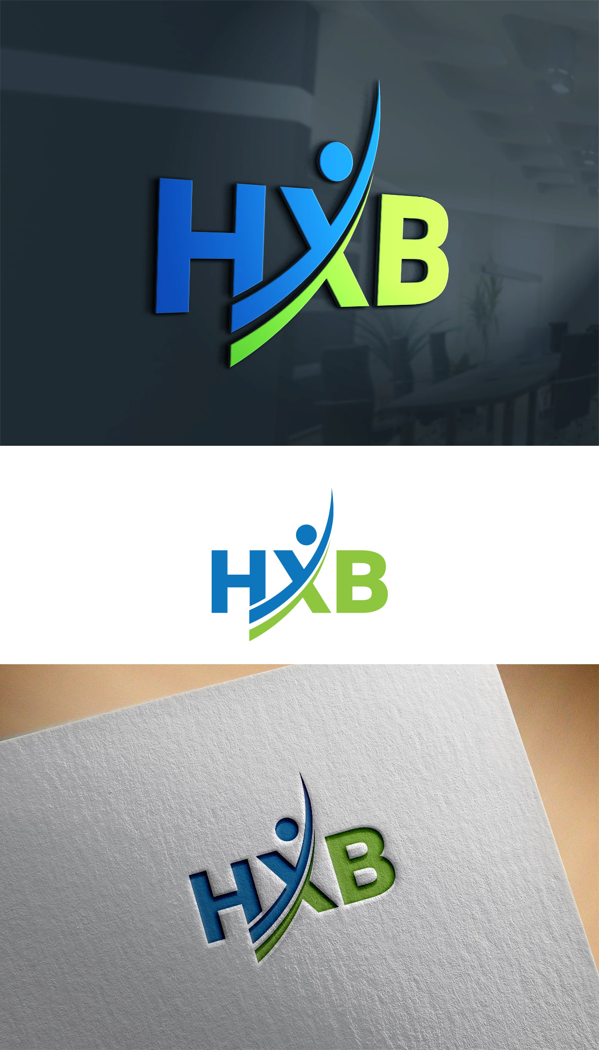 Modern, Colorful Logo Design for HXB by logograph | Design #23670294