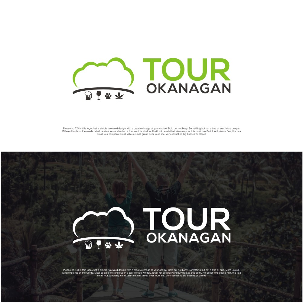 Bold, Playful, Tour Logo Design for Tour Okanagan by Hardwork | Design ...