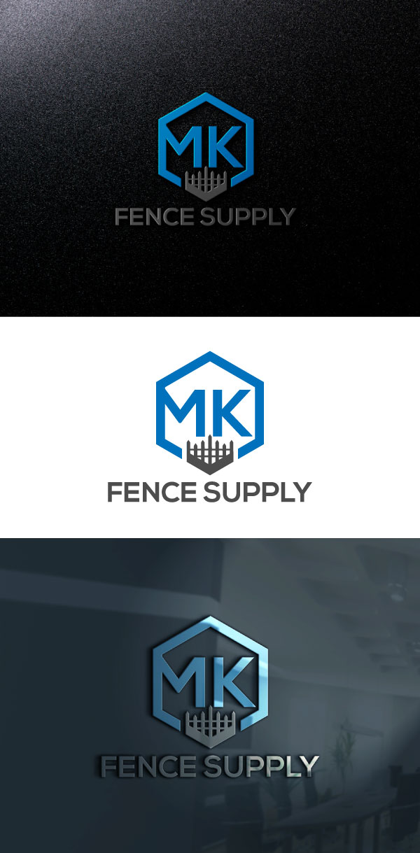 Elegant, Playful, Fence Logo Design for mk fence supply by ...