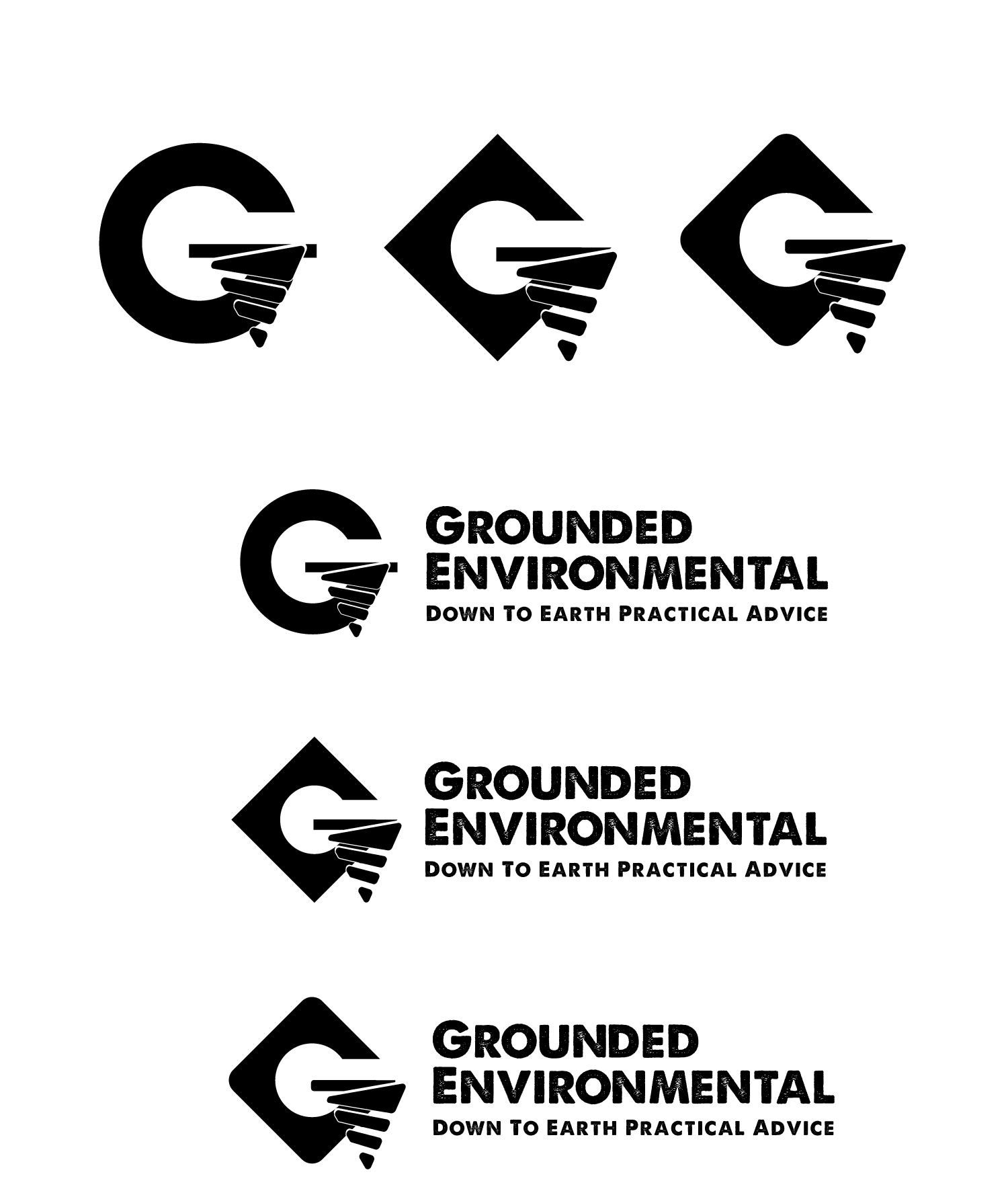 Bold, Professional, Professional Service Logo Design for Grounded ...