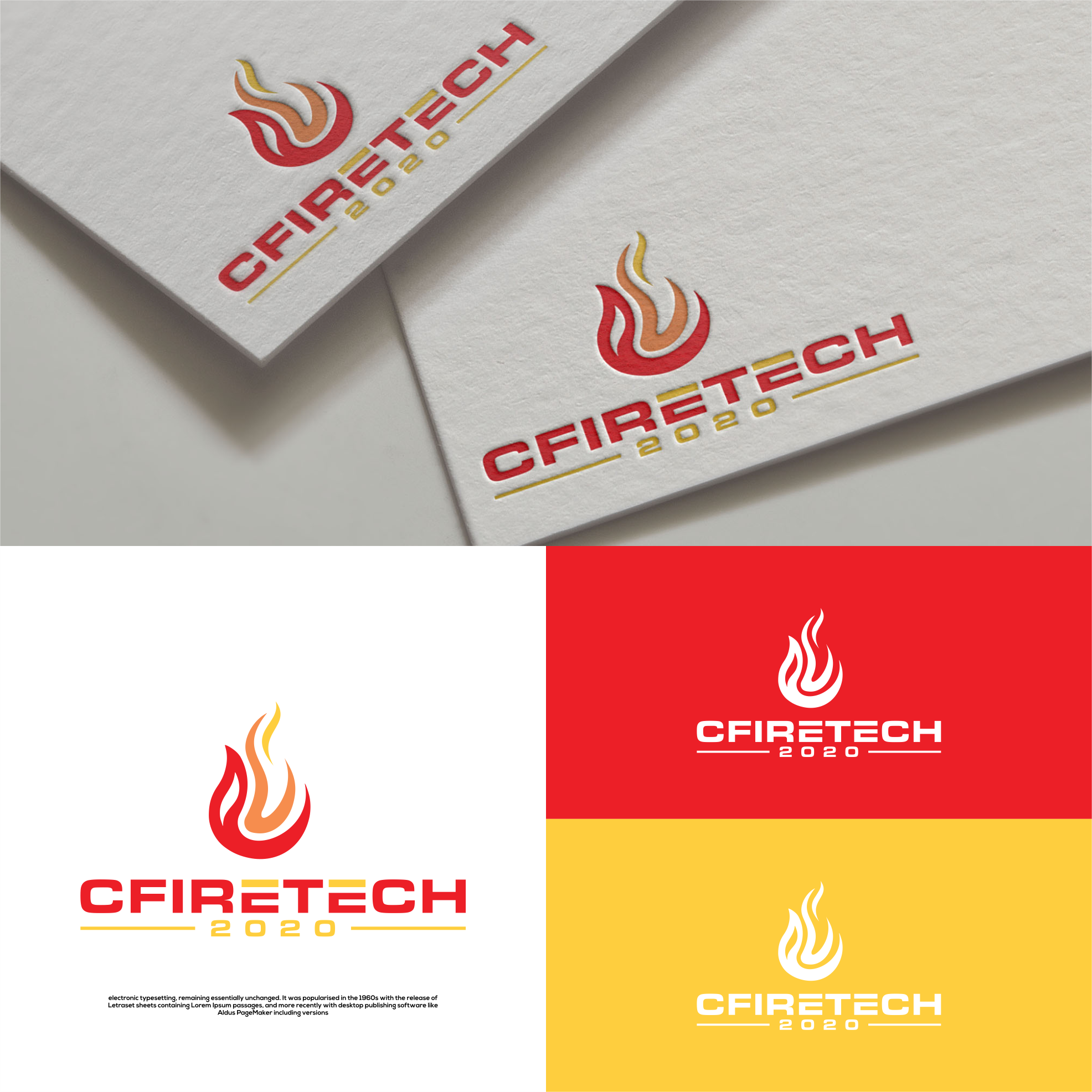 Elegant, Modern, Information Technology Logo Design for firetech 2020 ...