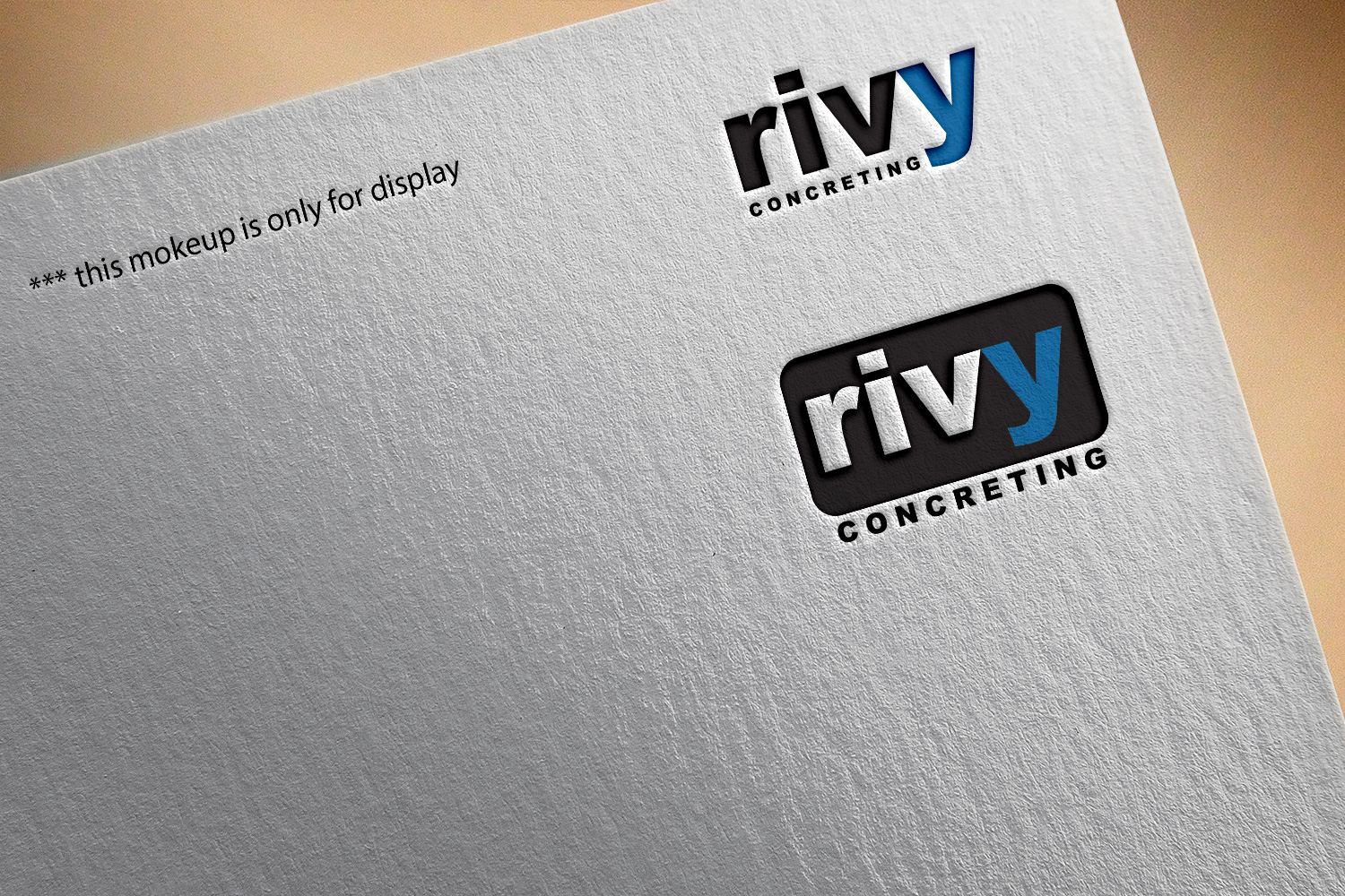 Modern, Professional, Concreter Logo Design for rivy CONCRETING by ...