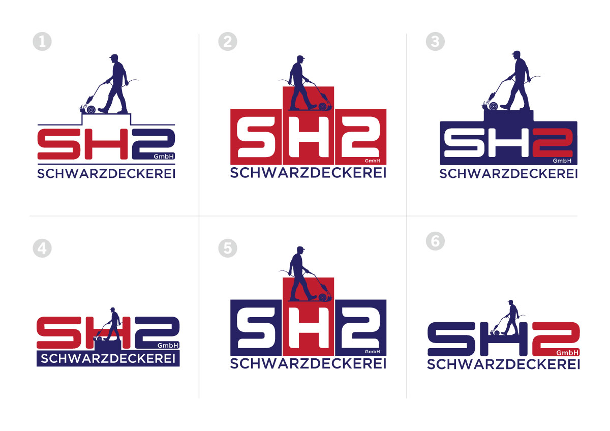 Elegant, Playful Logo Design for SH2 Shwarzdeckerei GmbH by kaatem ...
