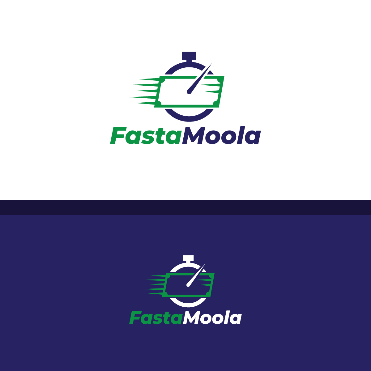 Modern, Masculine Logo Design for FastaMoola or Fasta Moola by Graphic ...