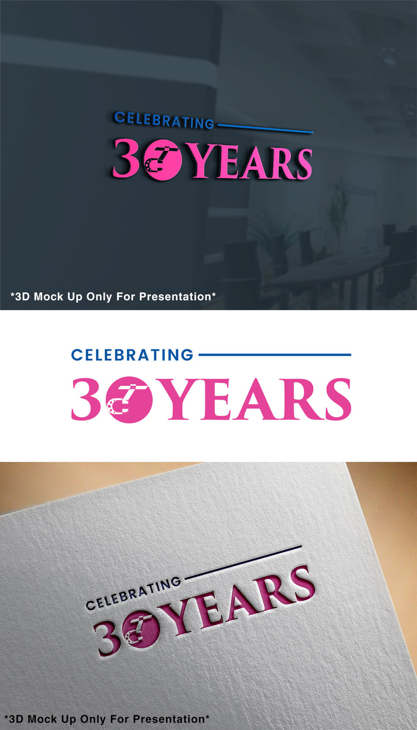 Serious, Professional Logo Design for "Celebrating 30 years" or ...