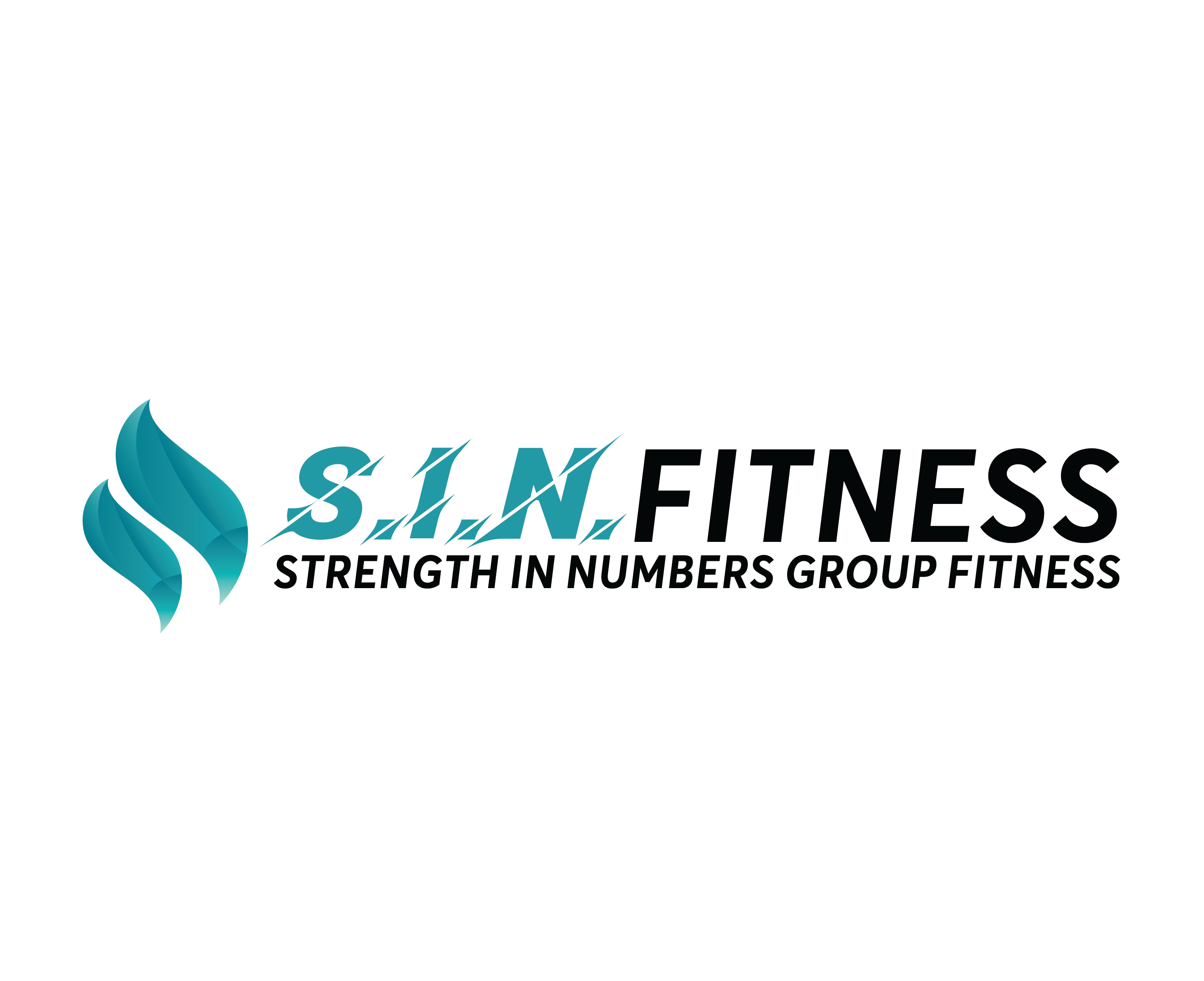 Professional, Upmarket Logo Design for S.I.N. FITNESS - STRENGTH IN ...