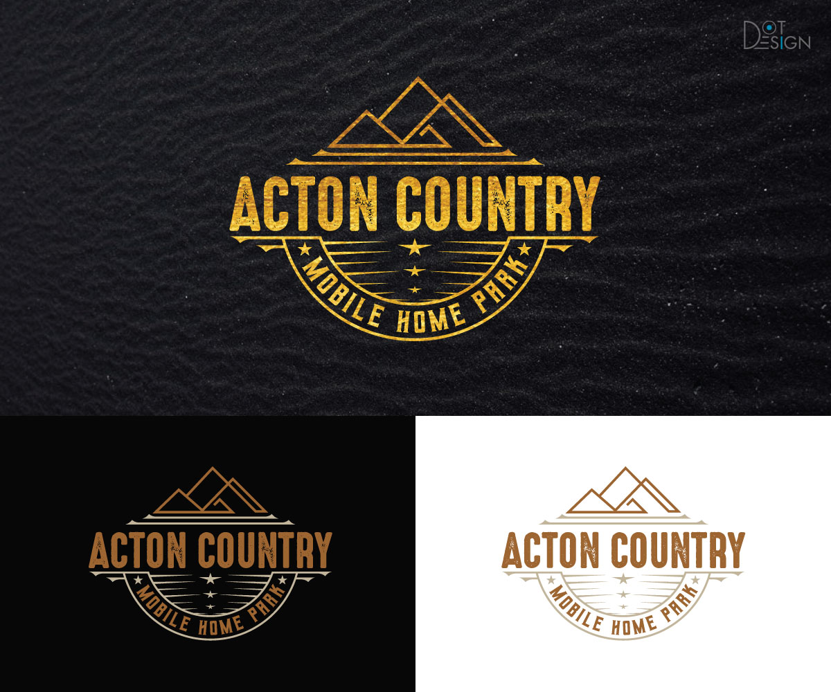 Bold, Traditional, Real Estate Logo Design for Acton Country Mobile ...