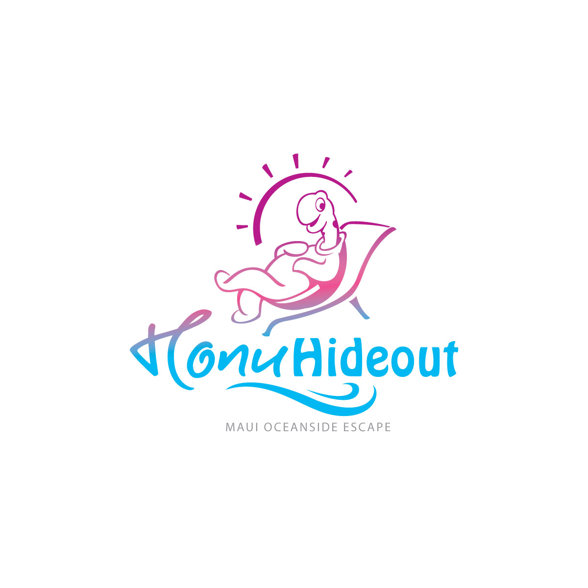 Playful, Personable Logo Design for Honu Hideout - Maui Oceanside ...