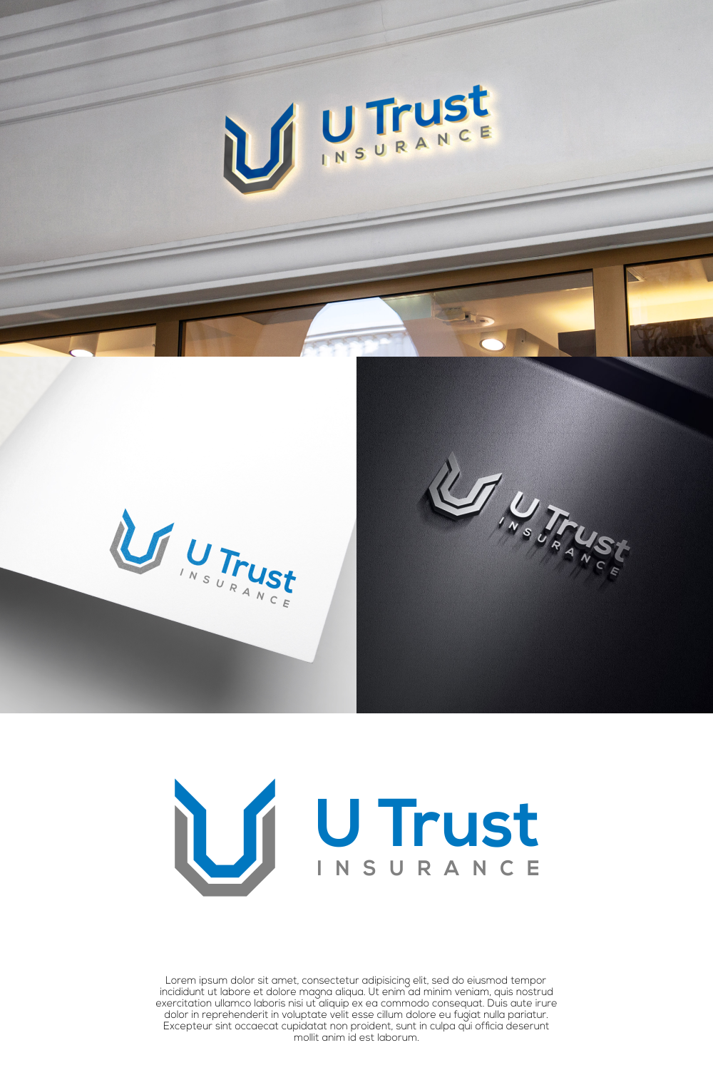 Logo Design for U Trust Insurance by laba tiada henti | Design #23741304
