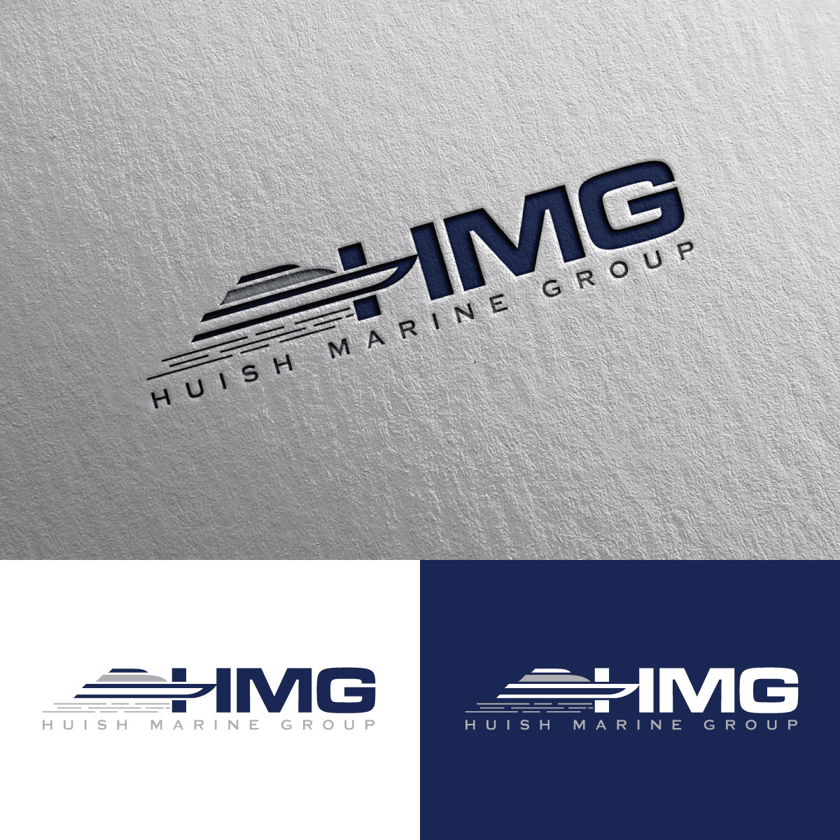 Logo Design for Huish marine group HMG by Rii | Design #23748691