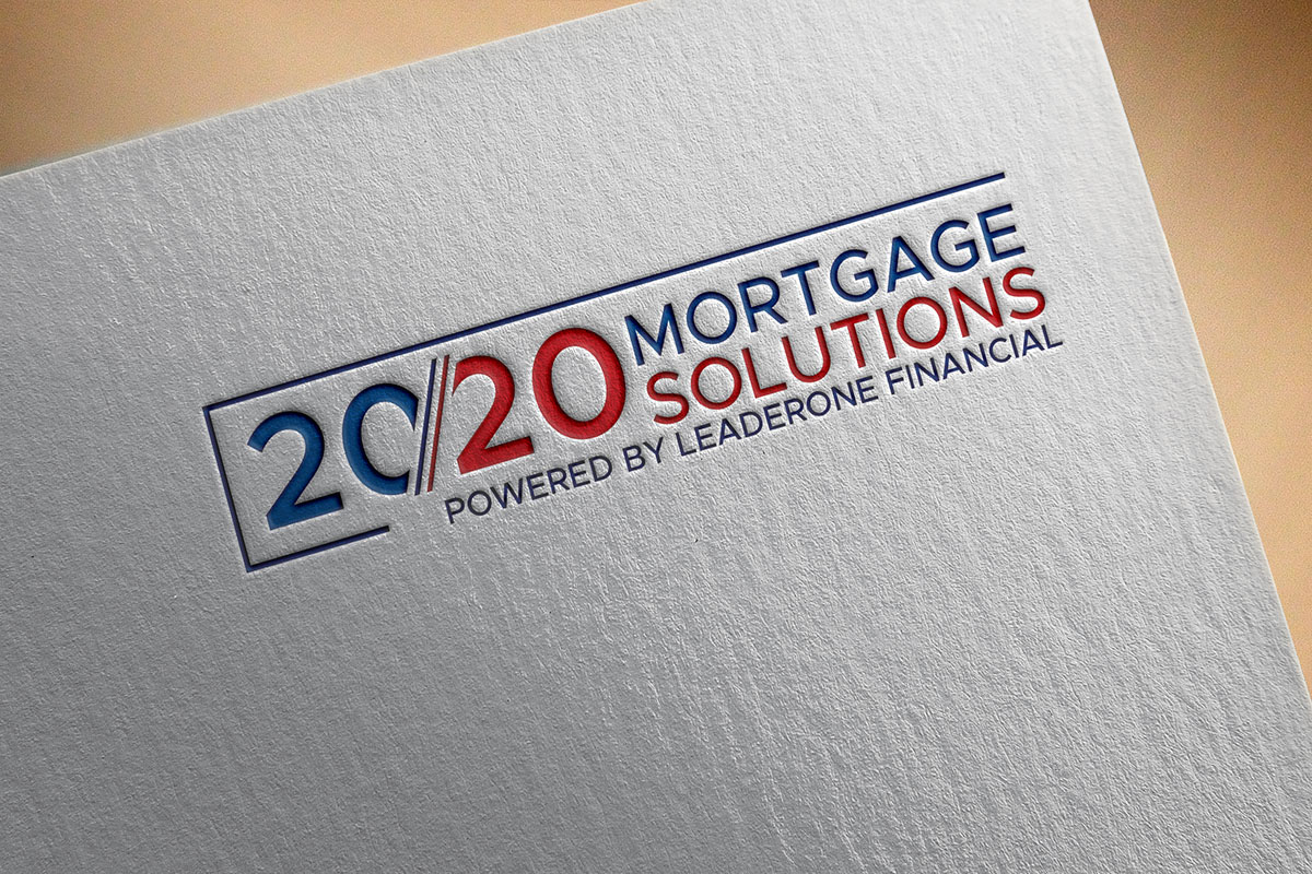 Serious, Elegant, Mortgage Lender Logo Design for 20/20 Mortgage ...