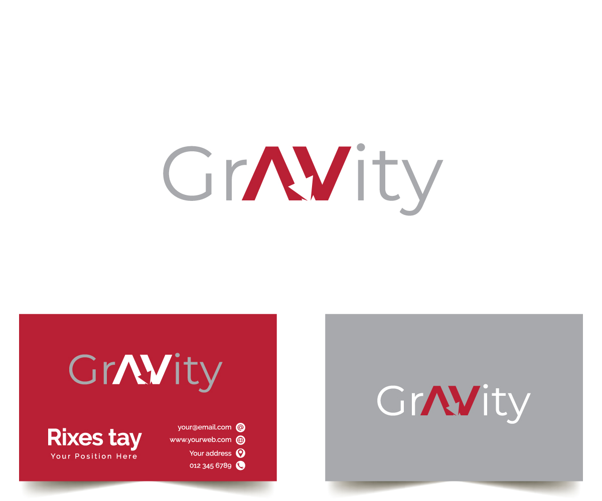 Masculine, Upmarket Logo Design for GrAVity by Rixes tay | Design #23775292