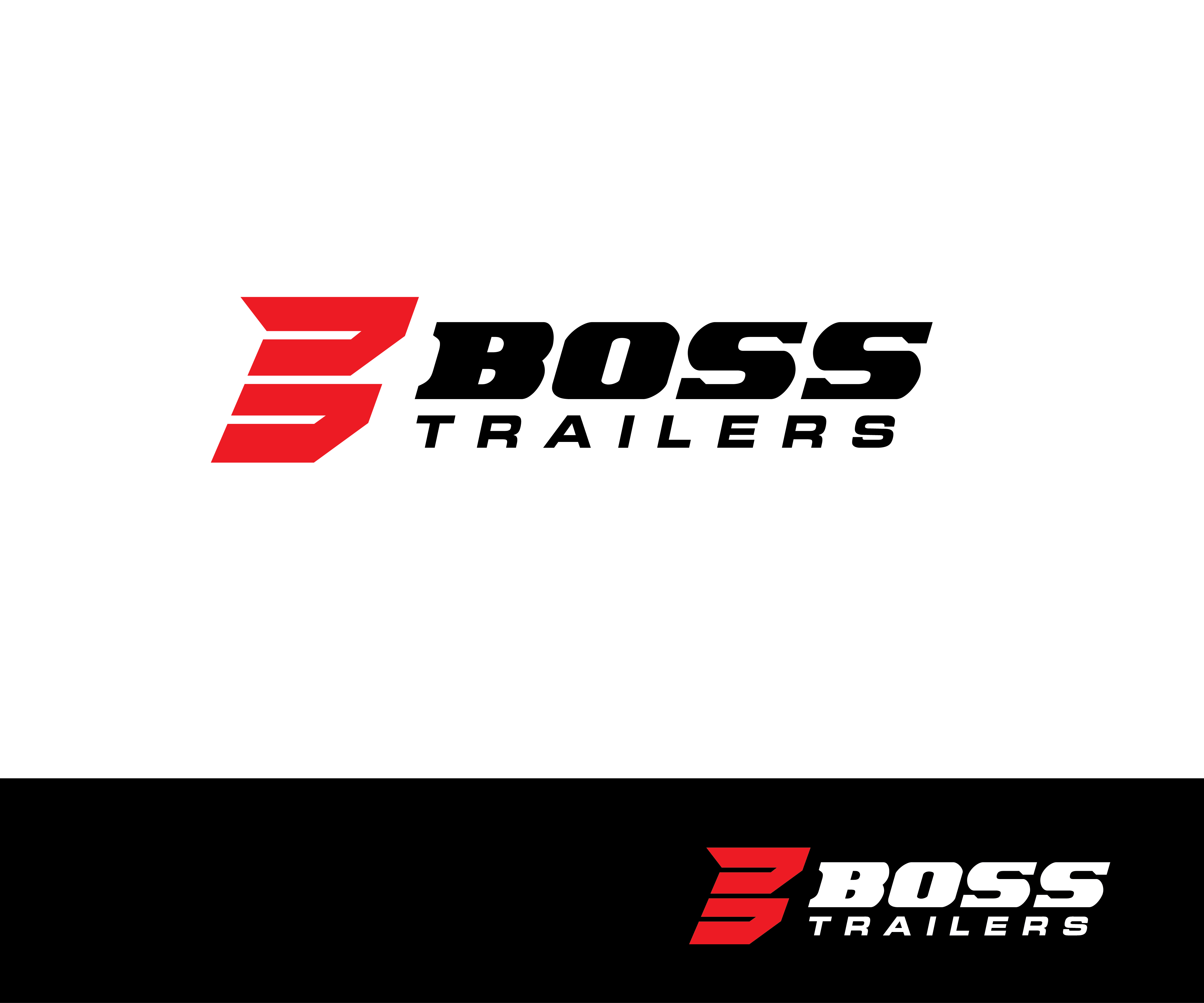 Logo Design for Boss Trailers , or (BOSS) by renderman | Design #23790223