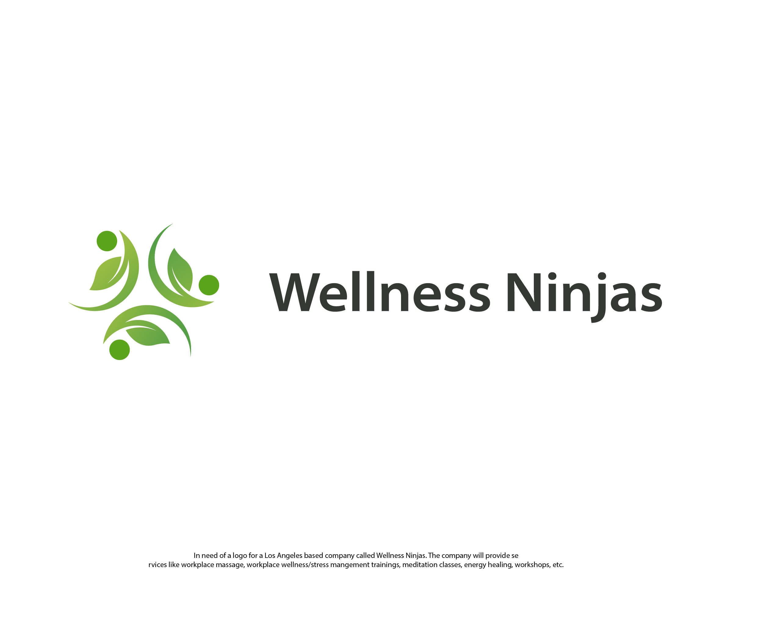 Elegant, Serious, Health And Wellness Logo Design for Wellness Ninjas ...