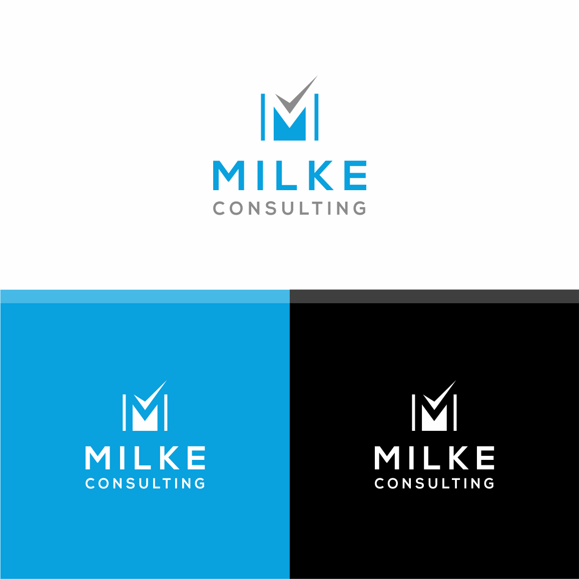 Elegant, Modern, Management Consulting Logo Design for Milke Consulting ...