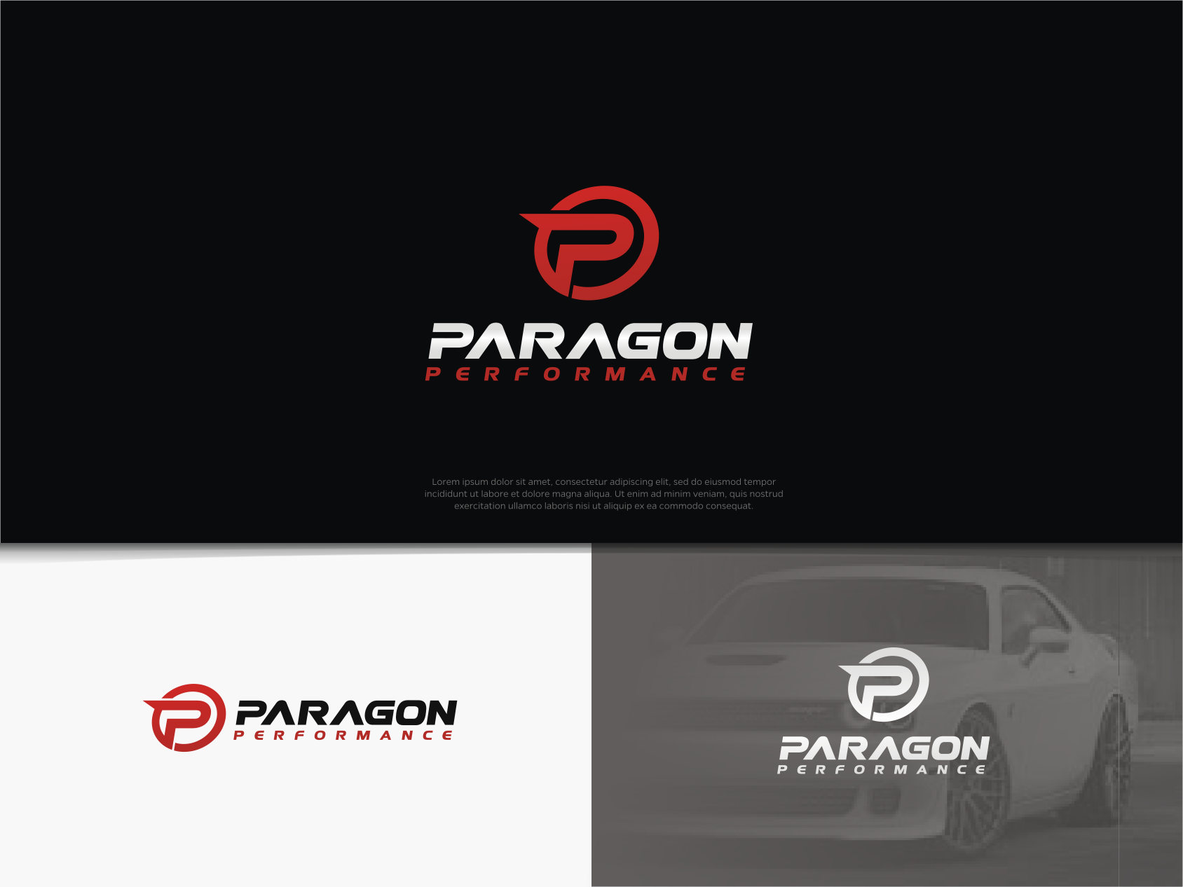 Masculine, Bold, Car Racing Logo Design for Paragon Performance by CKS ...