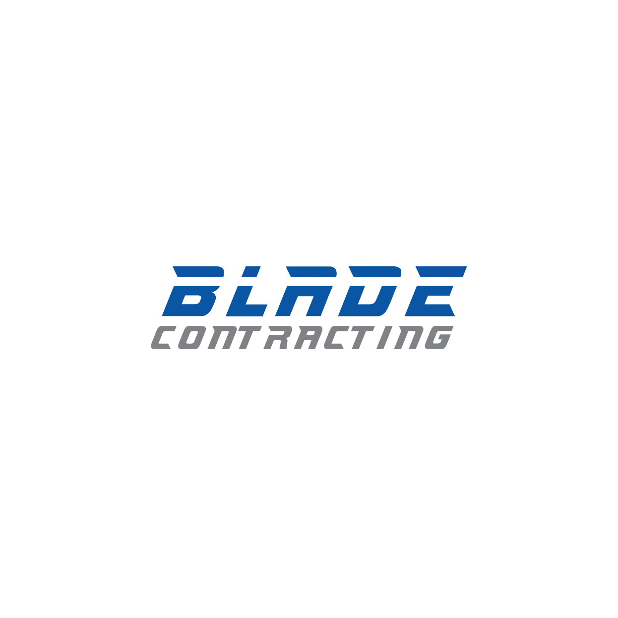 Bold, Serious, Construction Company Logo Design for Blade Contracting ...